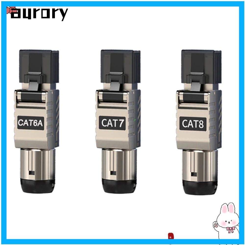 AURORY RJ45 Cat8 Cat7 Cat6A Connectors, 22AWG - 24AWG 2000MHz RJ45 ...