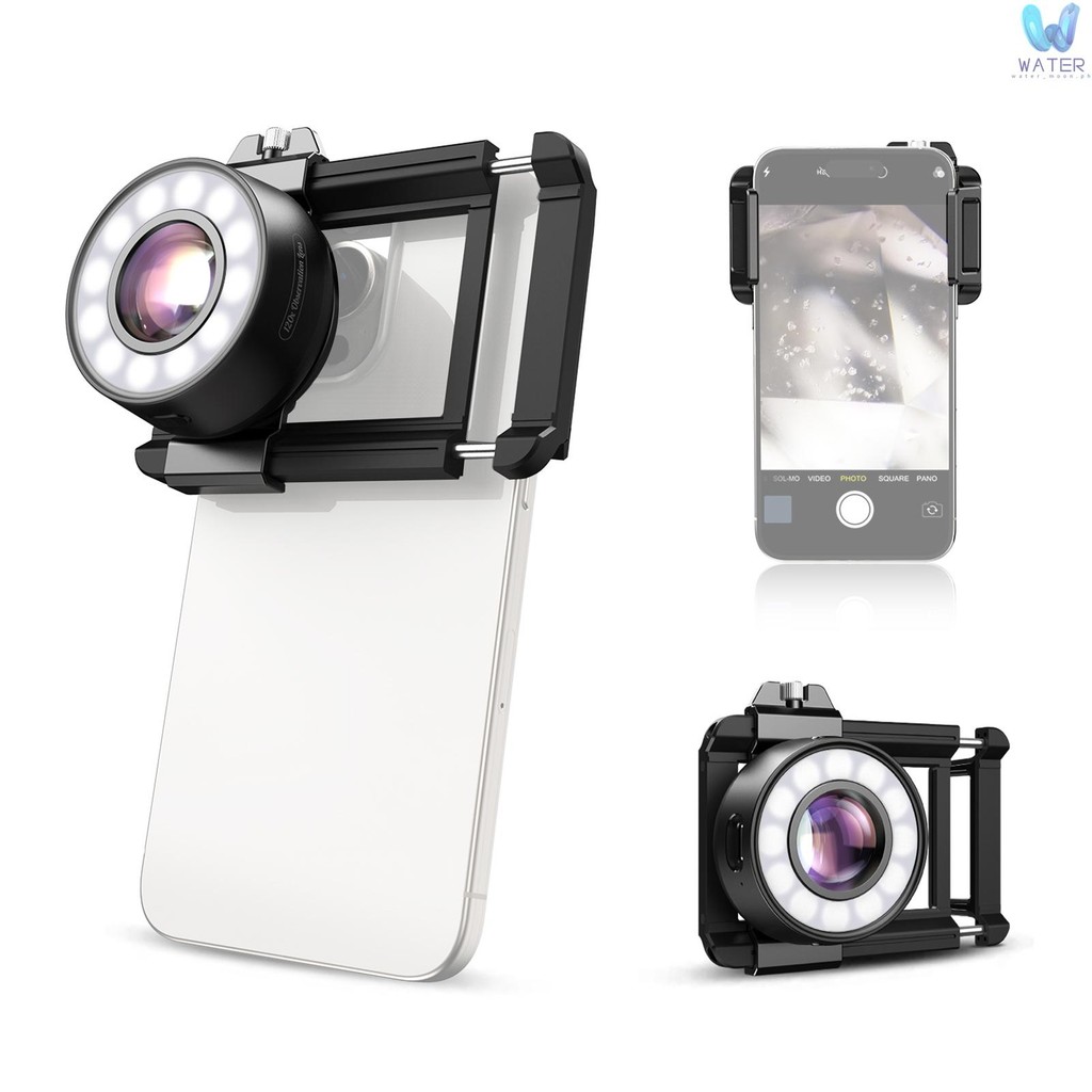 APEXEL APL-MS120 120X Mobile Phone Microscope Lens Observation Lens for ...