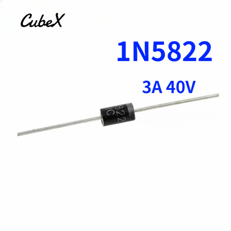 20/10Pcs Schottky Diode 1N5822 3A 40V DO-41 High-Frequency ...