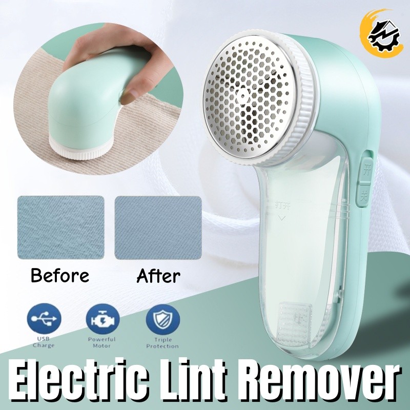 Electric Lint Remover USB Plug Hair Ball Trimmer Sweater Clothes Remove ...