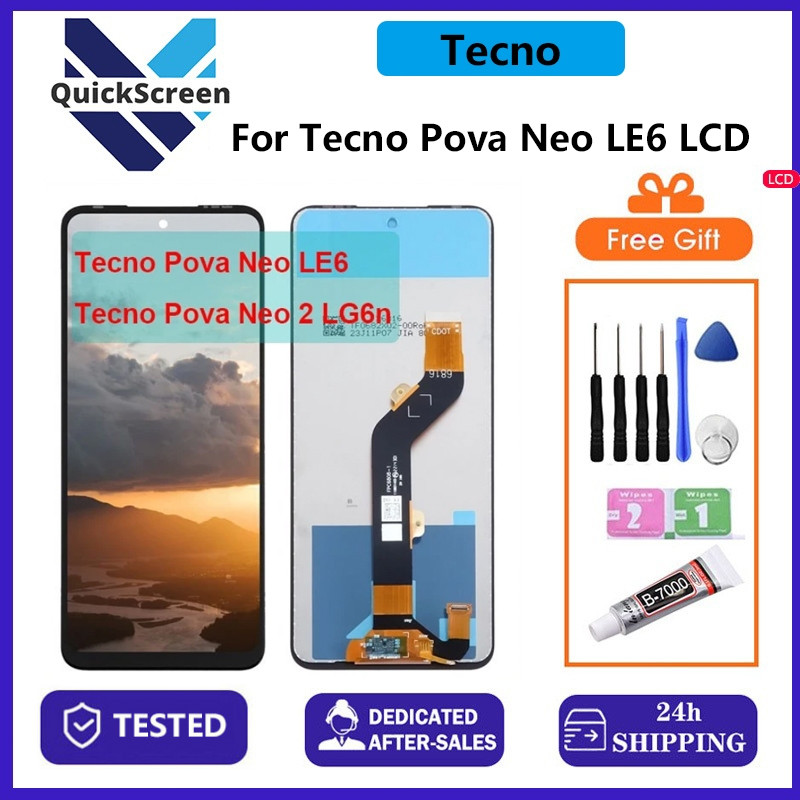 QuickScreen LCD For Tecno Pova Neo LE6 / Tecno Pova Neo 2 LG6n LCD ...