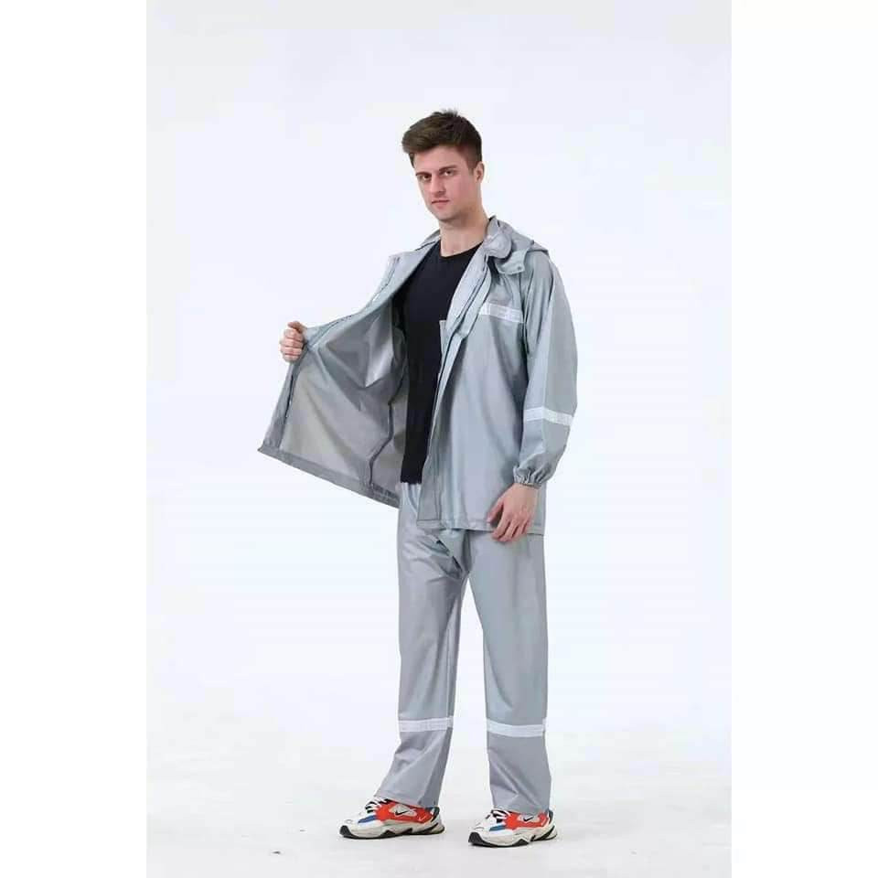 COD Titanium Raincoat Rubberized Makapal Kapote Popular Waterproof ...