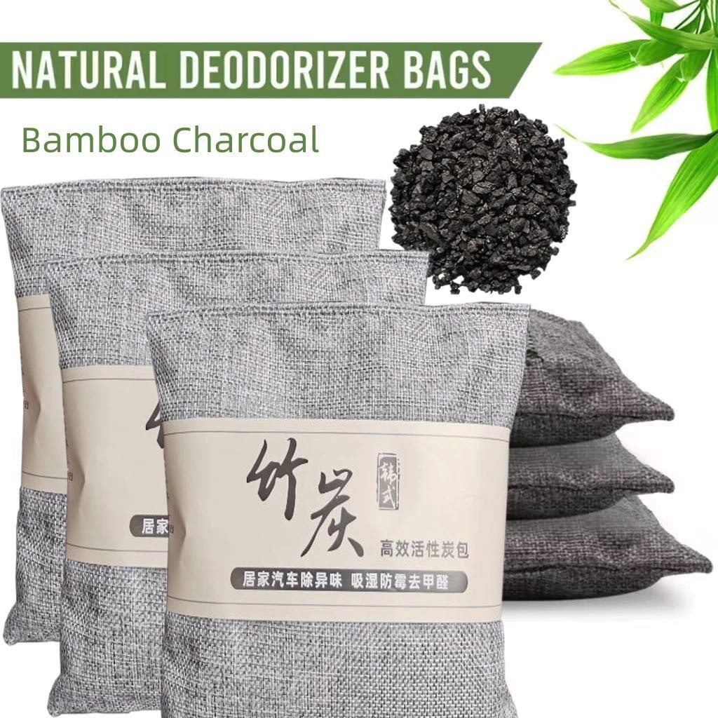 Activated Bamboo Charcoal Bag 500g Eliminates Odors Absorbs Moisture ...