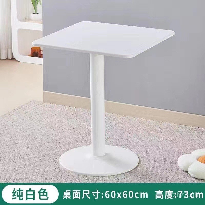 White Small round Table Commercial Balcony round Reception Negotiation ...