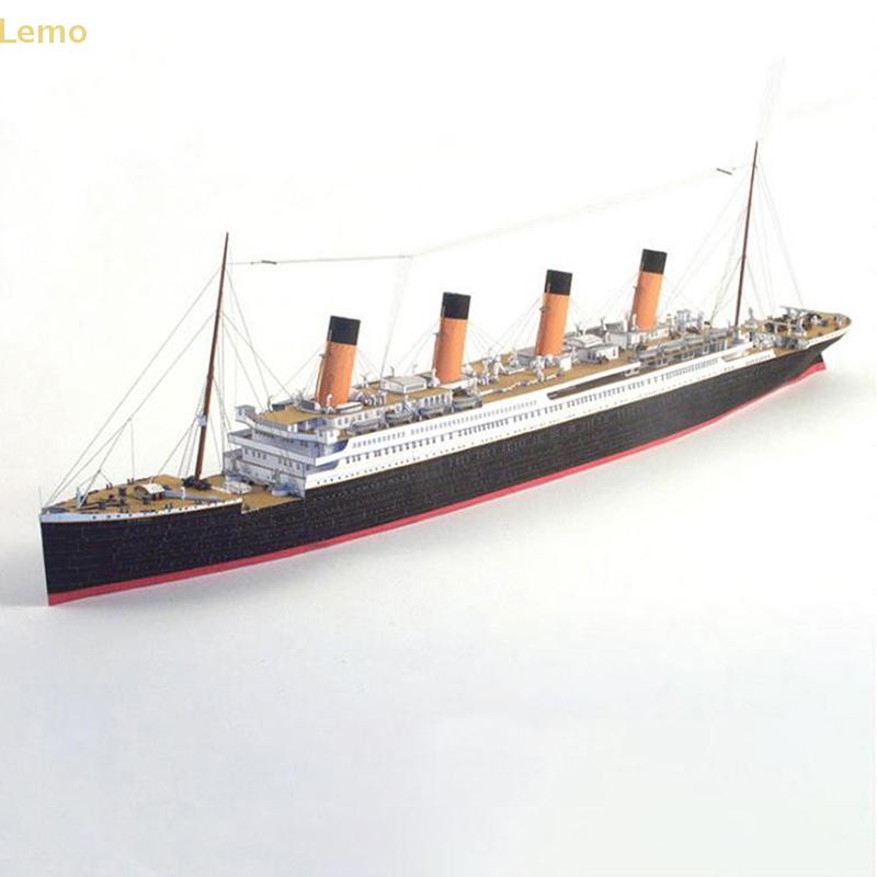[Lemo] 1:400 DIY Handcraft Titanic Ship 3D Paper Model Sets Toys Leo ...