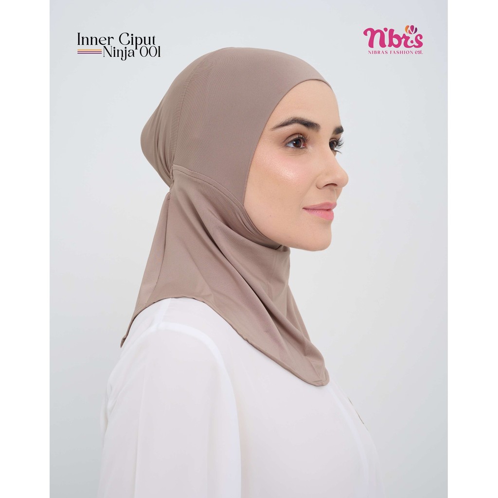 Inner Ciput Ninja 001 Anti-Slip Spandek Hijab Inner by Nibras | Shopee ...