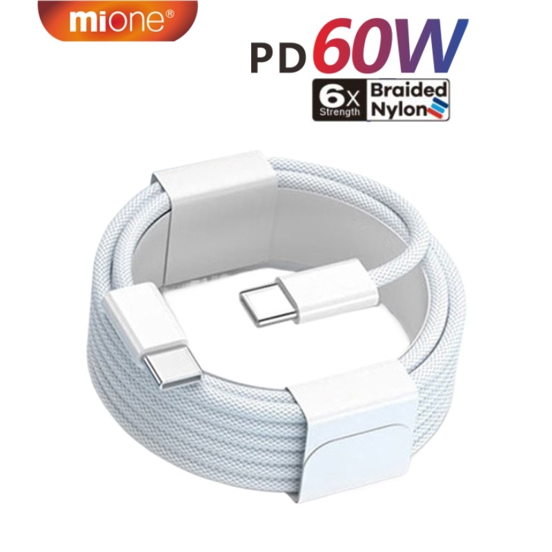 Mione 60W Fast Charging Cable USB C To Type C Charger PD For 15 16 Pro ...