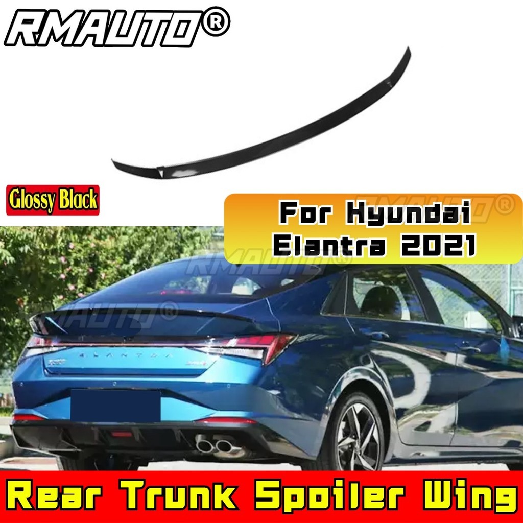 For Hyundai Rear Trunk Spoiler Wing Rear Roof Spoiler Roof Wing Rear ...