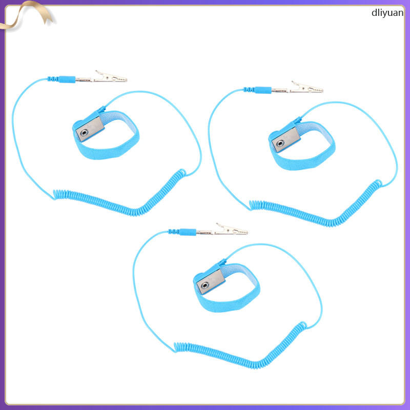 3 Pcs Anti-static Wrist Strap Bracelet Grounding Wristbands Hand ...