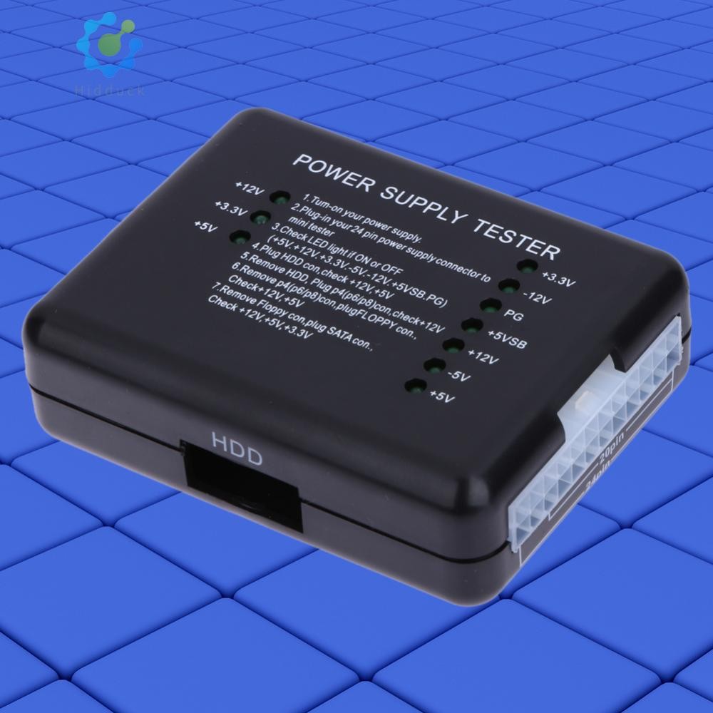 PC Power Supply Tester with 20/24 Pin SATA HDD Connectors [Hidduck.ph ...