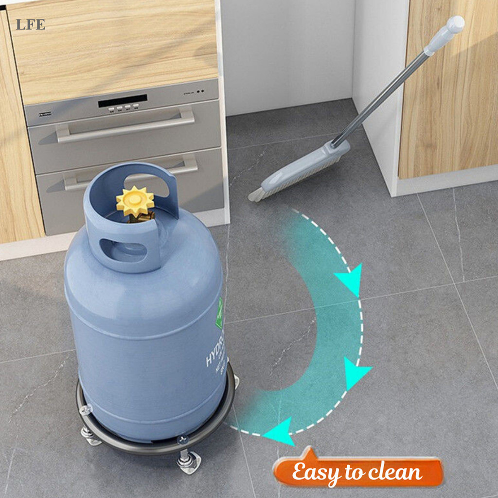 MWG Heavy-Duty Metal Gas Cylinder Dolly with Locking Wheels, Stainless ...