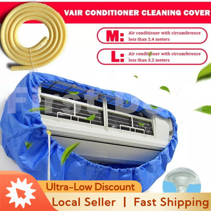 Aircon Cleaning Cover +2.8M Pipe Aircon Cleaning Wash Bag Air ...