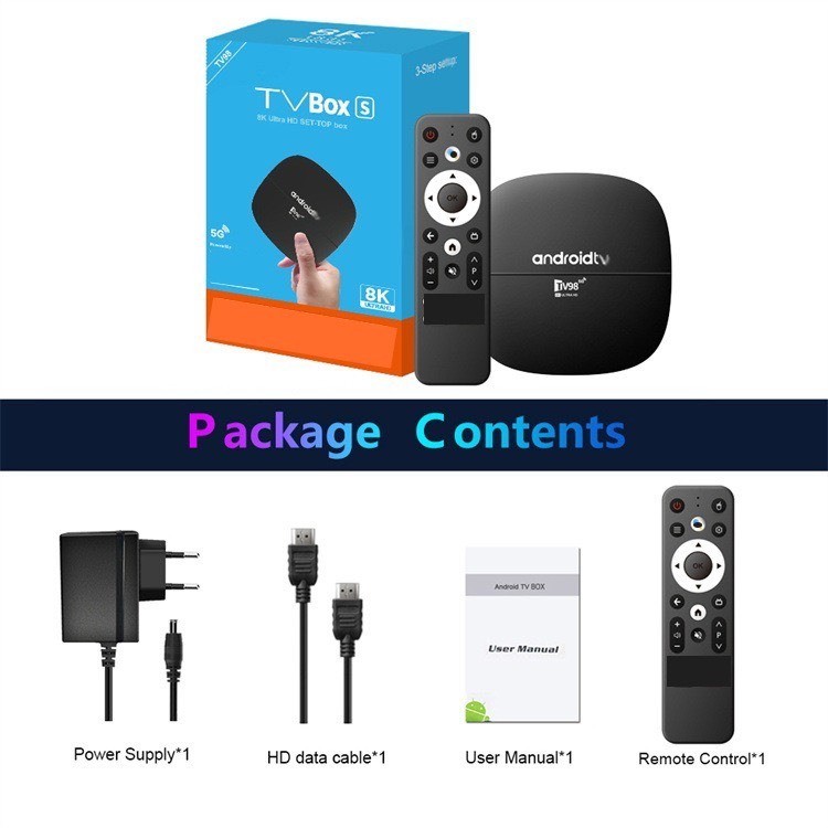 Android TV Box TV98 Voice + 300 Free Channels Vietnamese Singing ...