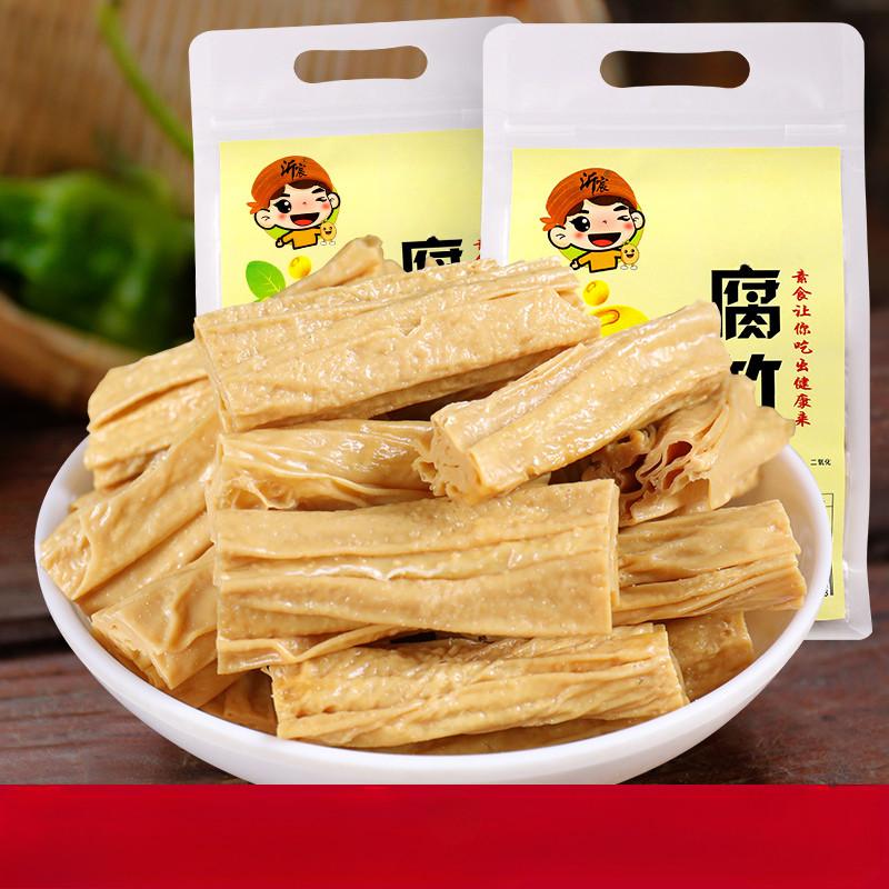 ZEJUN yuba dried goods bean skin rolls fried yuba rolls bean clothes rolls spicy hot pot ...