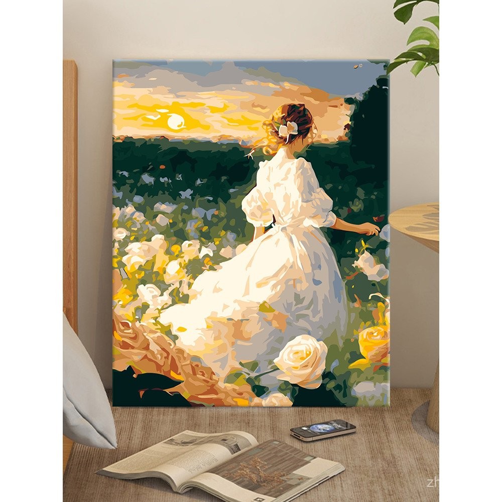 Digital Oil Painting diy Coloring Book Character High-end Birthday Gift ...