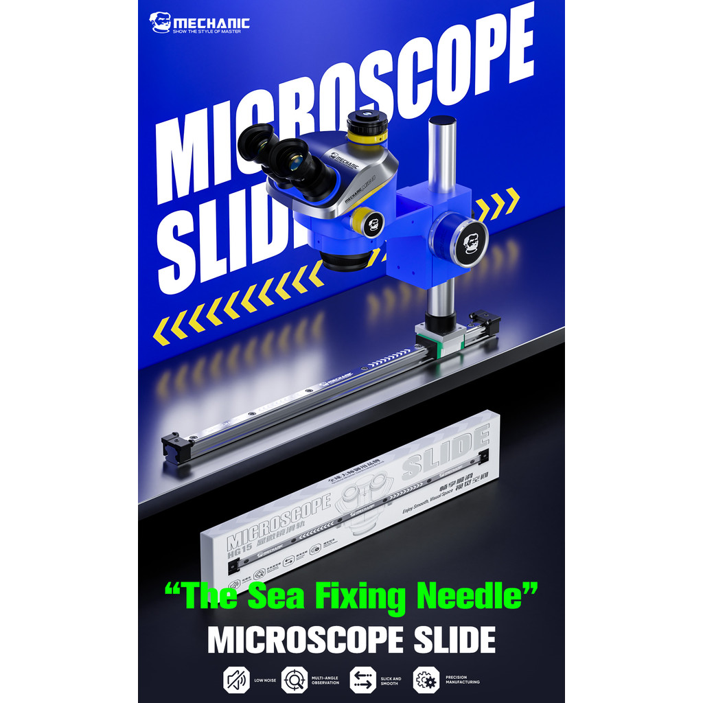 MECHANIC HG-15 Microscope Slide Rail with Low Friction and Smooth ...