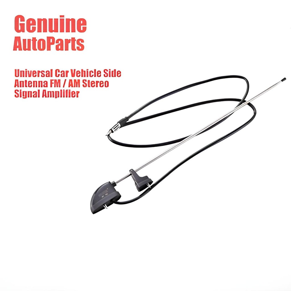 Universal Car Vehicle Side Antenna FM/AM Stereo Signal Amplifier, Radio ...