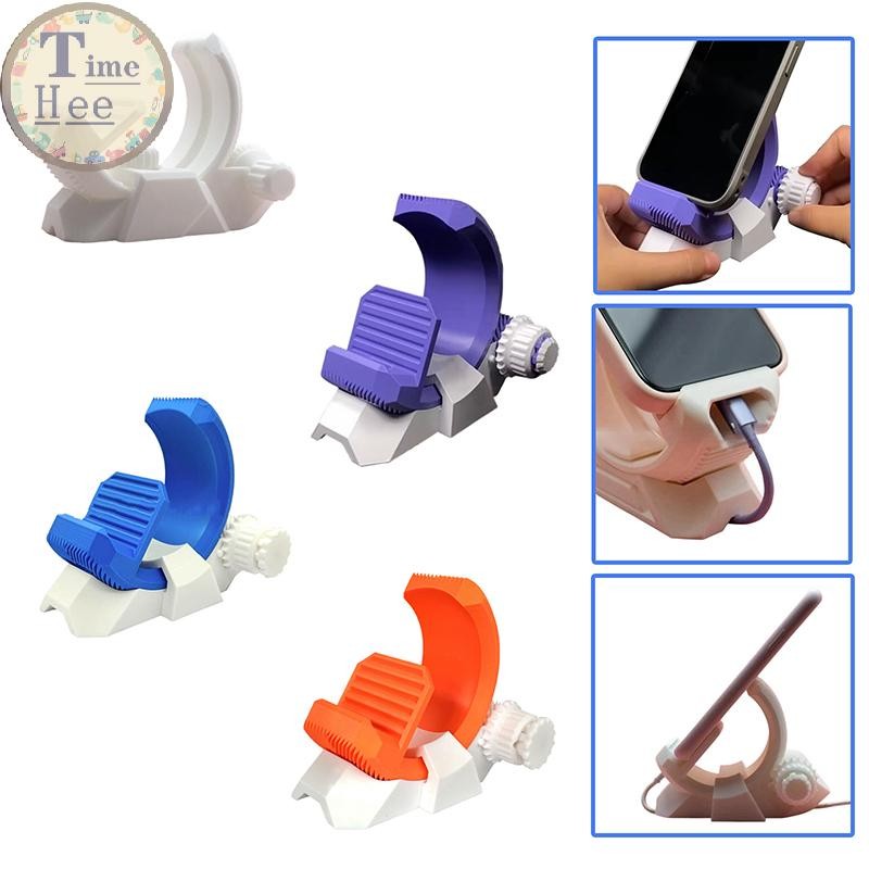 TIMEHEE 3D Printed Herringbone Gear Phone Stand, Universal Phone Holder ...