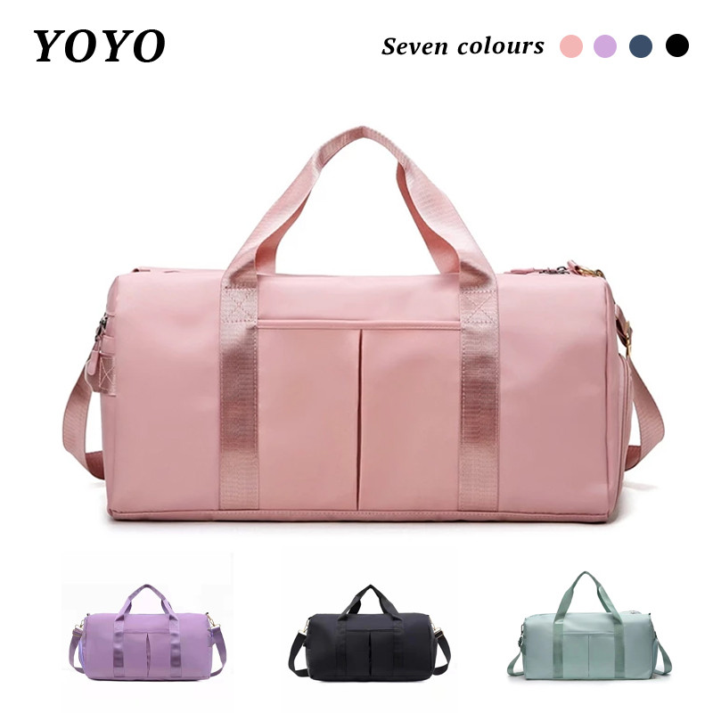 YoYo Sports Gym Bags Men Women Training Fitness Travel Handbag with shoes Compartment #B170 ...