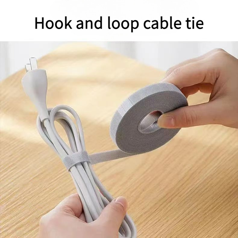 Hand-Tearable Cable Tie Reuseable Cable Organizer Velcro Cable Tie Wire ...