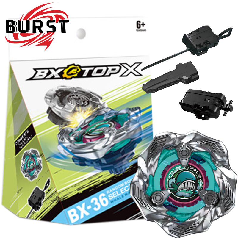 Beyblade X BX-36 Whale Wave Beyblade Xtreme with Launcher Led Grip Set ...
