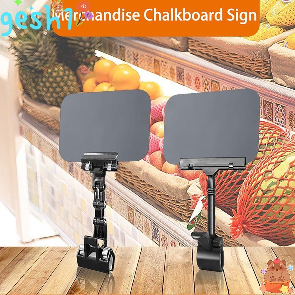 GESH1 Chalkboard Price Tag, Advertising Display with Clip Food Price ...