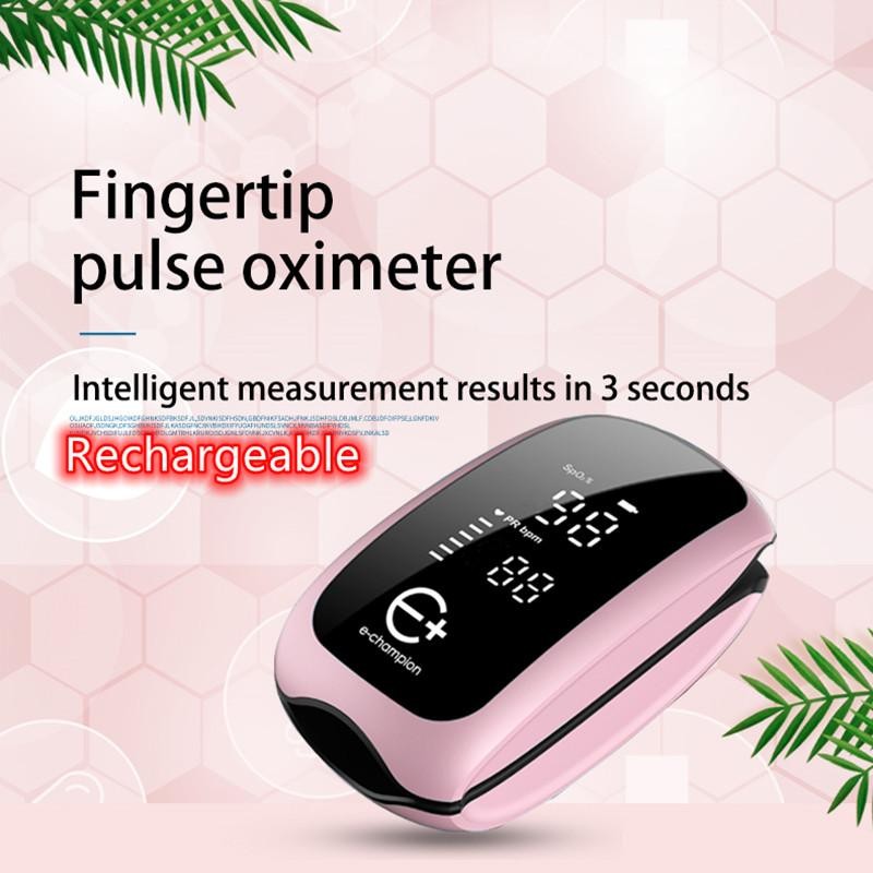 Medical Rechargeable Finger Pulse Oximeter Built-in Lithium Battery ...