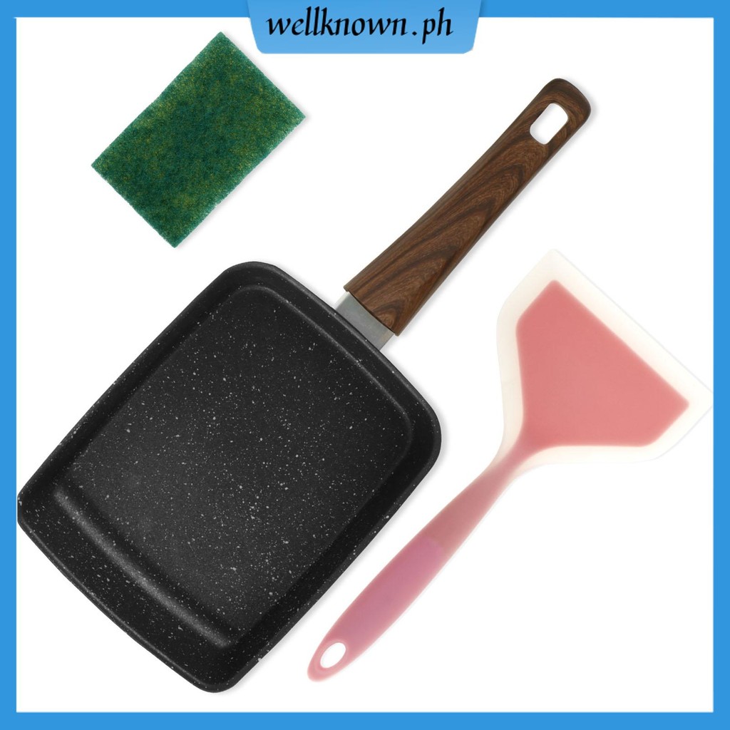 Japanese Omelette Pan Rectangle Tamagoyaki Pan Nonstick Egg Roll Pan ...
