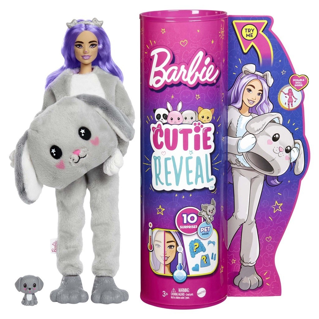 Barbie Barbie fashion cute pet rabbit panda surprise dress up blind box ...
