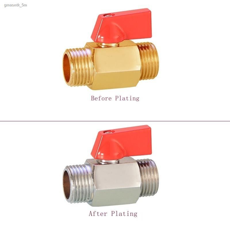 COD/All-copper double inner wire inner and outer wire mini ball valve 1 ...