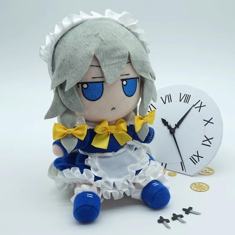 20cm Touhou Project Izayoi Sakuya Cute Puppet Spot Doll Plush Toy Anime ...