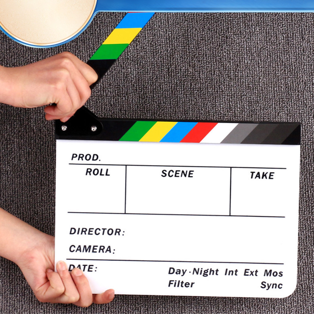 Recording Director Clapperboard Notice Clapper Board Clapboard ...