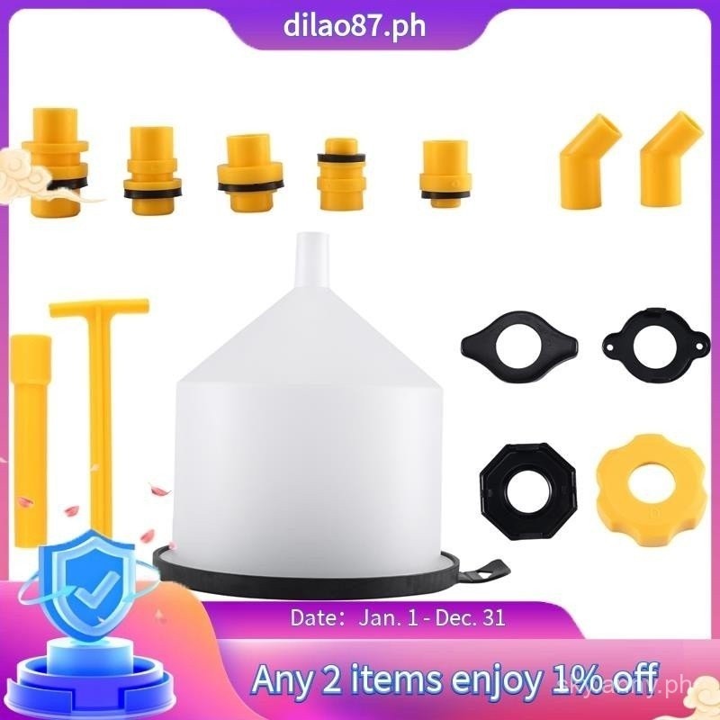 15PCS/Set Car Radiator Coolant Filling Funnel Kit Spill Proof Cooling ...