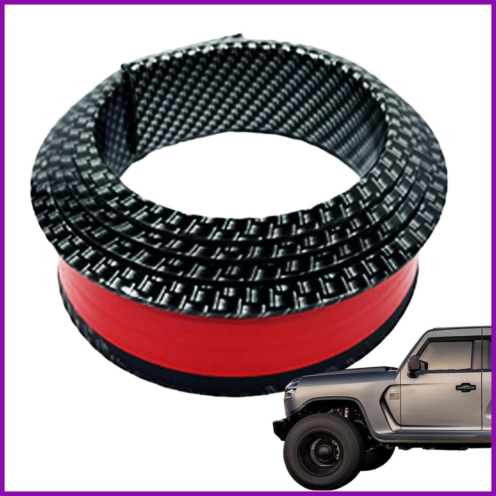 Mudguard Flare Edge Trim Self-Adhesive Wheel Eyebrow Sticker Mudguard ...