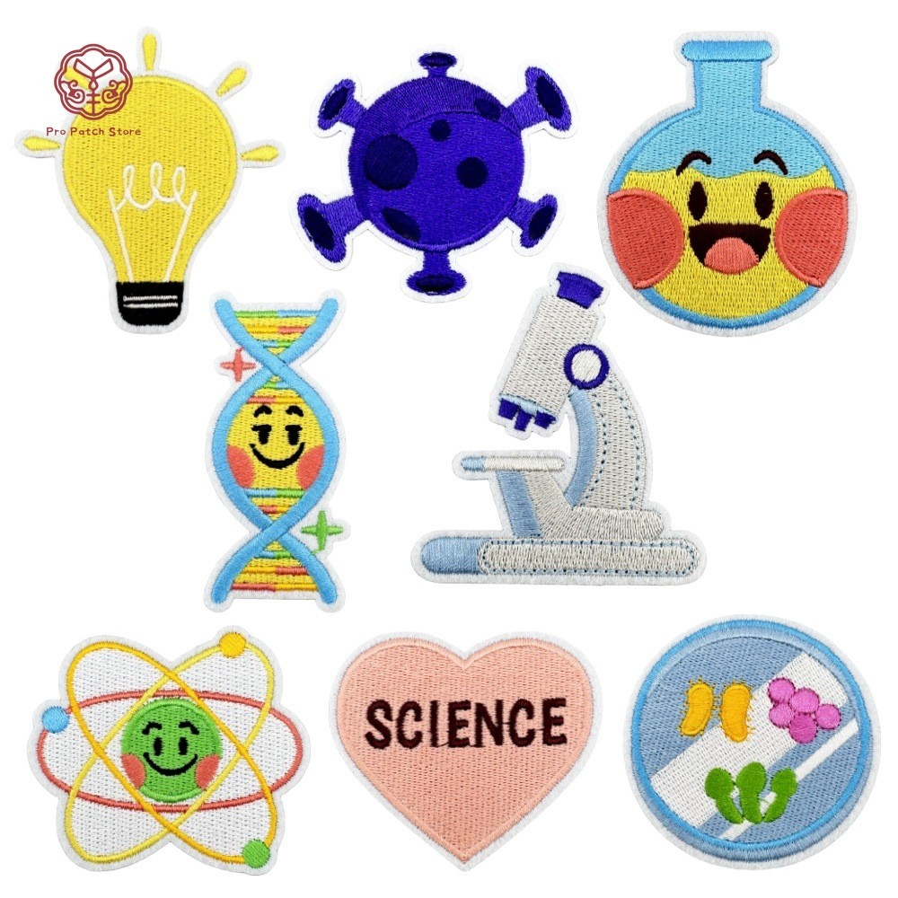 Pro Patch Store Scientific Research Comic Series DIY Embroidery Patches ...