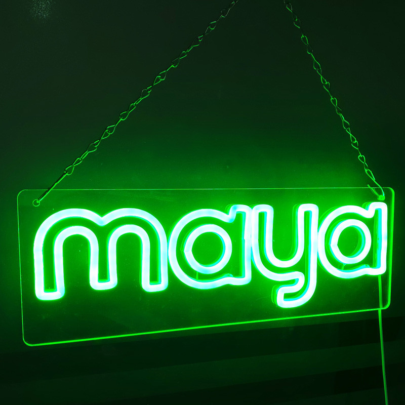 UNOLUX MAYA Signage LED Night Light USB Neon Lights Signage for ...