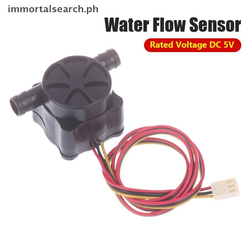 imm Water Flow Sensor Hall Effect Flow Sensor Rated Voltage DC 5V Water ...