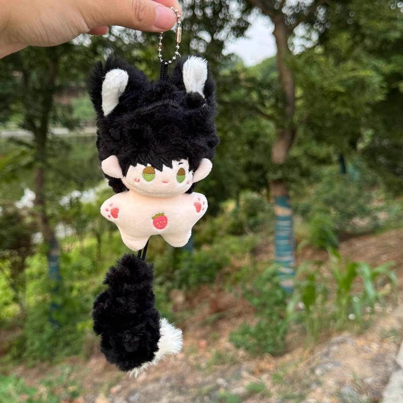 10cm Kawaii Starfish Love And Deepspace Mini Idol Fox Long Tail Cotton ...