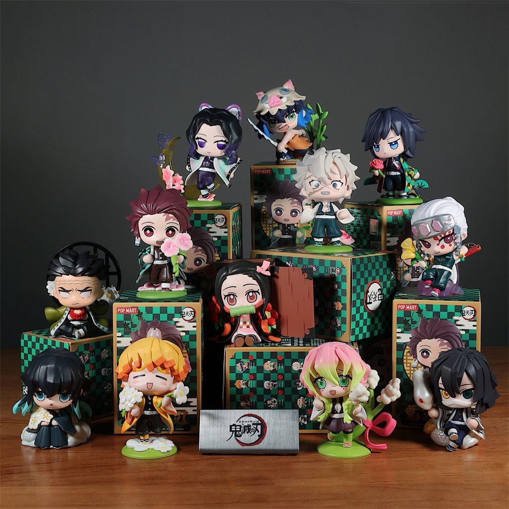 [1682 People Collection] Demon Slayer Birth Flower Figure Mystery Box ...