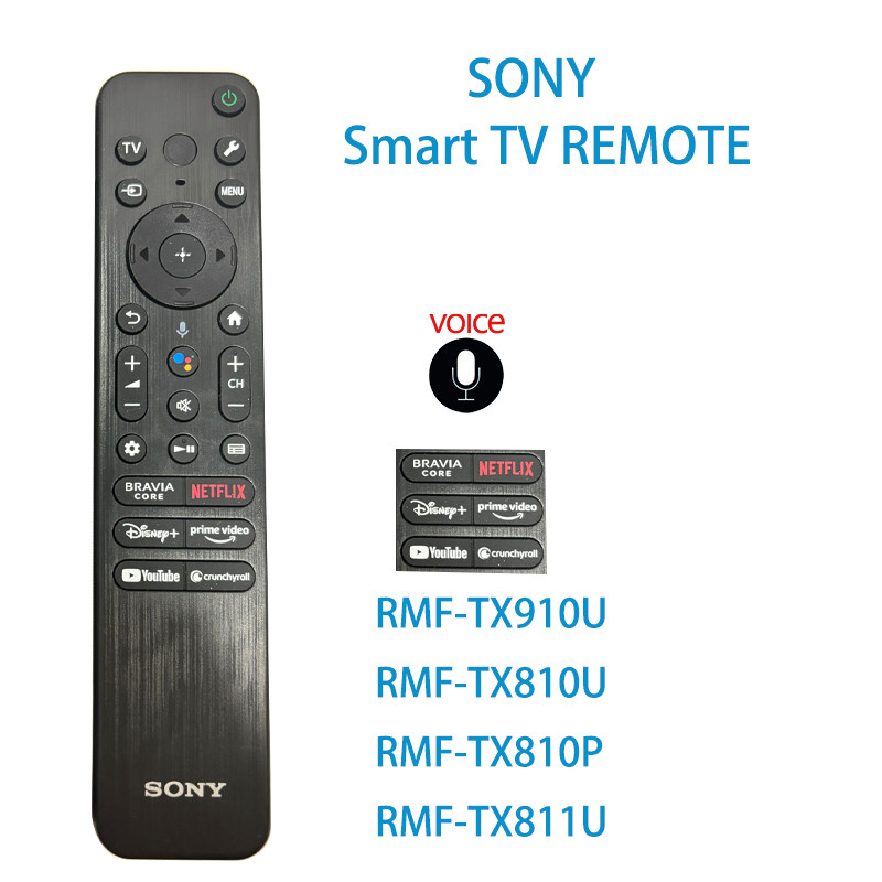Genuine Voice Remote Control SONY LED Smart Android 4K TV RMF-TX810U ...