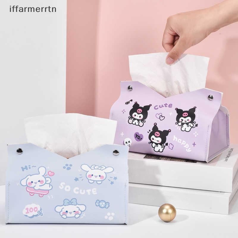 ir Sanrio Kuromi Girl Heart Cinnamoroll Tissue Box Cartoon Set Cat ...