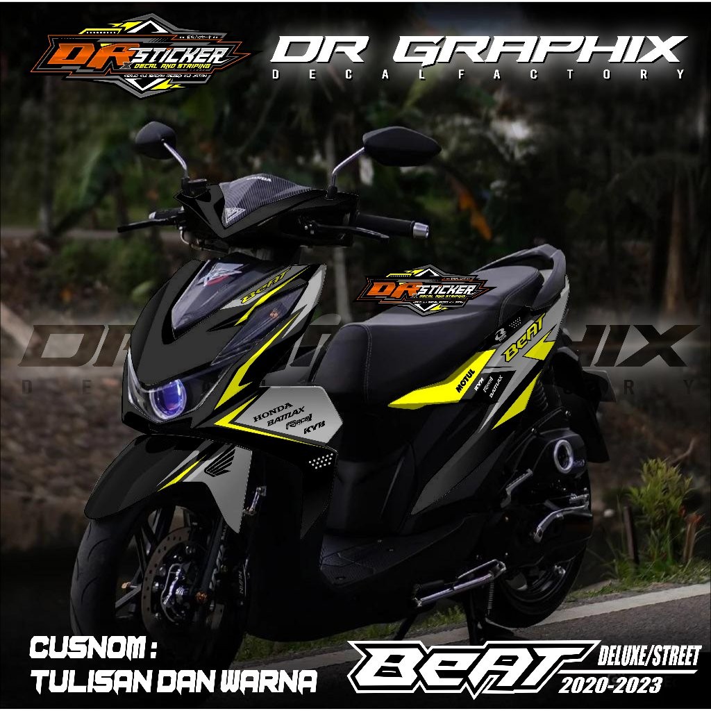 Beat deluxe Street Full Body Graphic Sticker Decal - Beat deluxe Gen1 ...