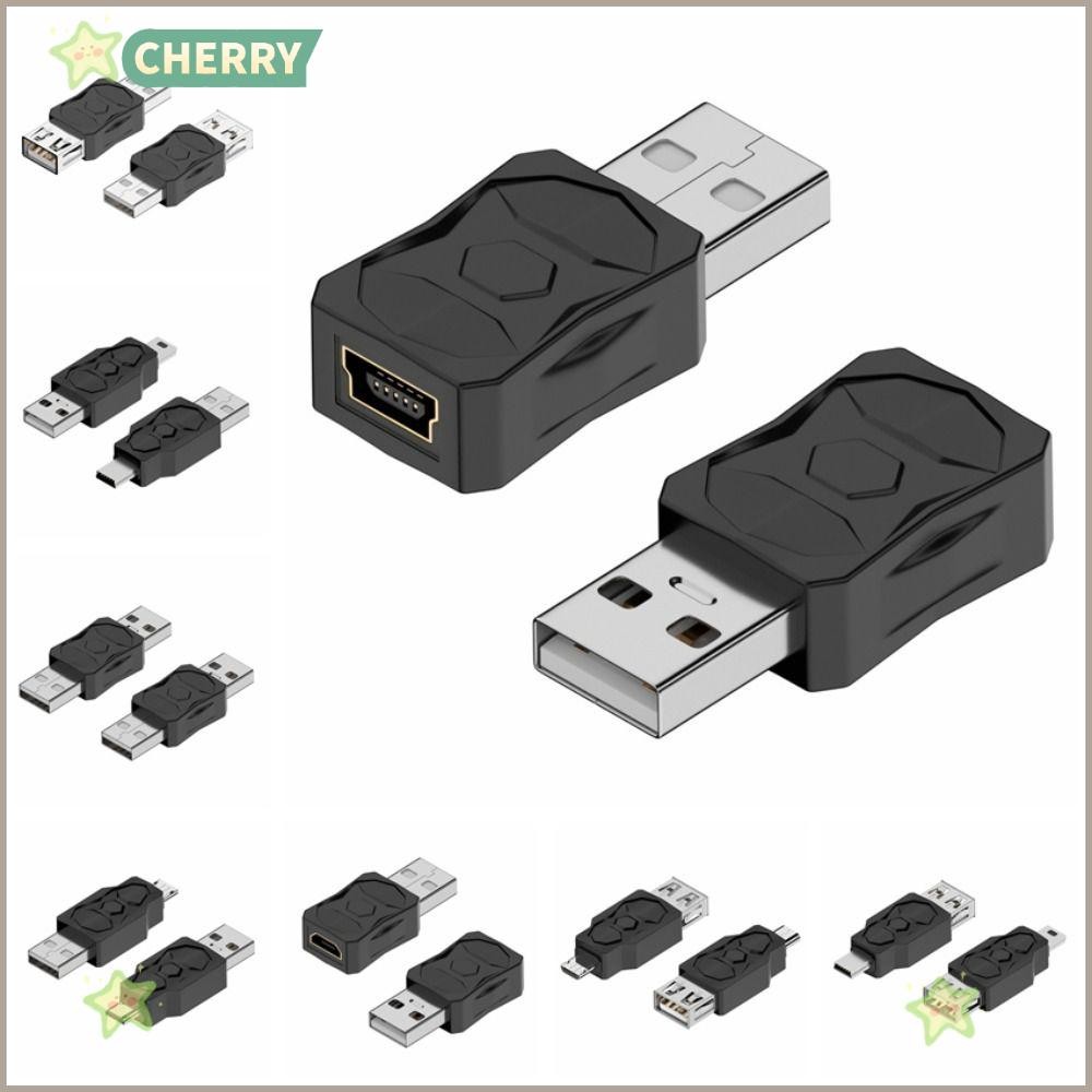 CHERRY3 USB-A to Micro USB Converter, Male to Female Bidirectional Mini ...