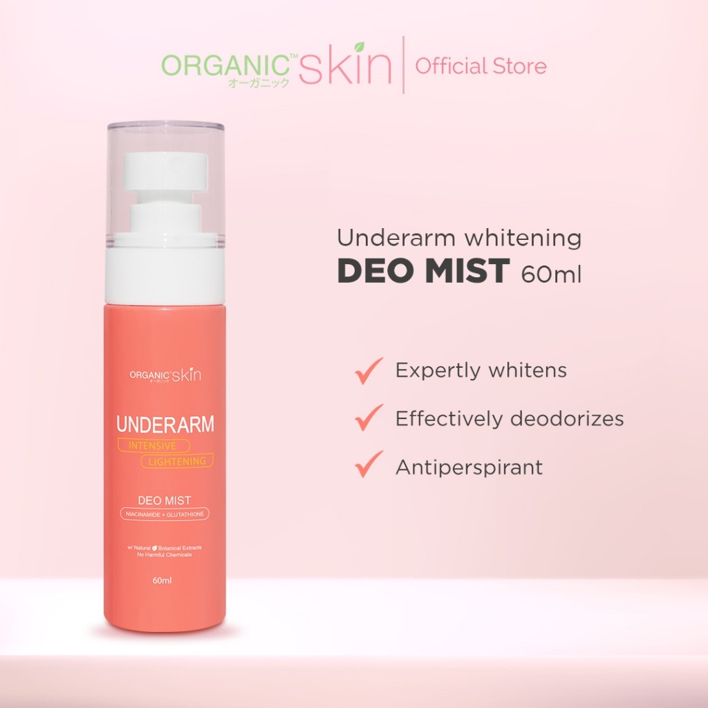 Organic Skin Japan Intensive Whitening Underarm Deo Mist Under Arm ...