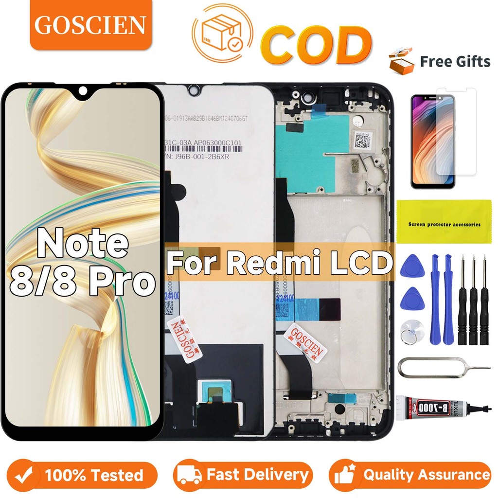 Original For Redmi Note 8 Note 8 Pro M1908C3JH M1906G7I LCD touch ...
