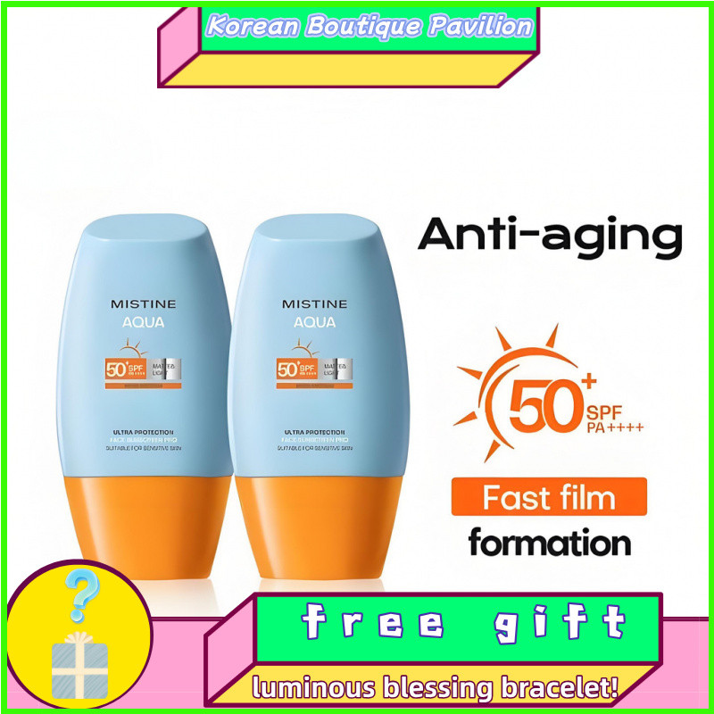 Mistine Aqua Base Ultra Protection Matte & Light Facial Sunscreen Pro SPF50 PA ++++ 40ml / 90ml ...