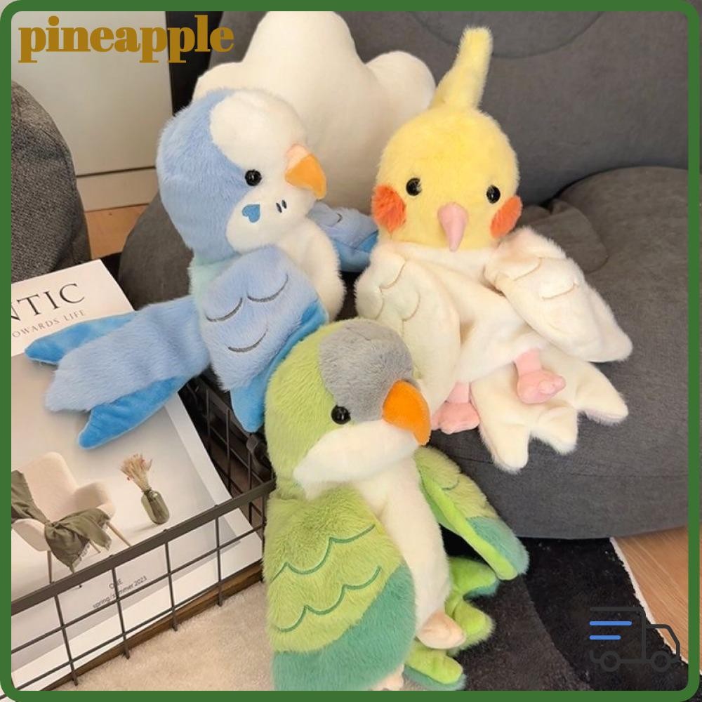 PEAPLE Plush Hand Puppet, Bird Cockatiel Cosplay Plush Doll, Soft 20cm ...