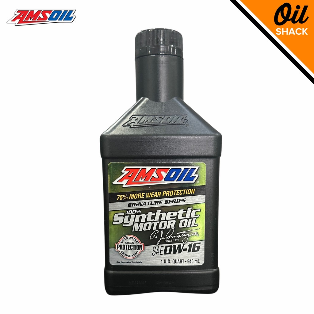 AMSOIL 0W16 SIGNATURE SERIES ENGINE OIL FULLY SYNTHETIC (1 Quart ...