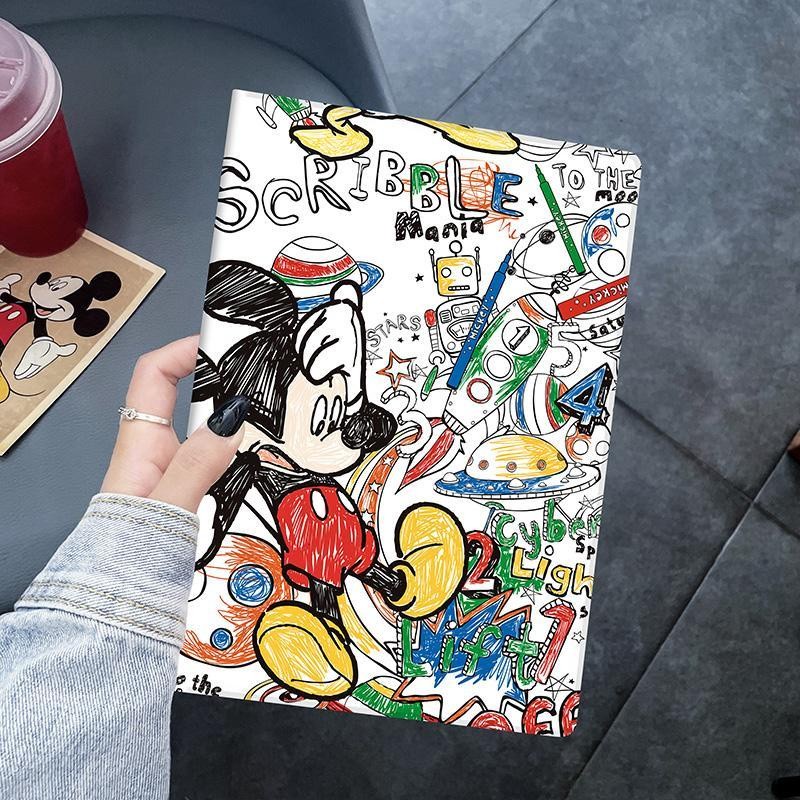 Doodle Mickey case ipad mini 4 5 6 air 1 2 3 4 5 6 case ipad pro 11 ...