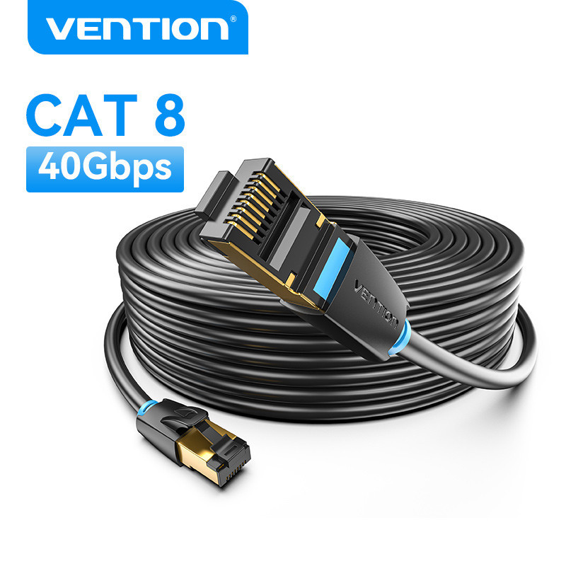 Vention Cat8 40Gbps Ethernet Cable RJ45 2000Mhz Professional Gaming Lan ...